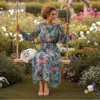 Zara Rose Floral Dress – Body & Soul - Gifts from the Heart