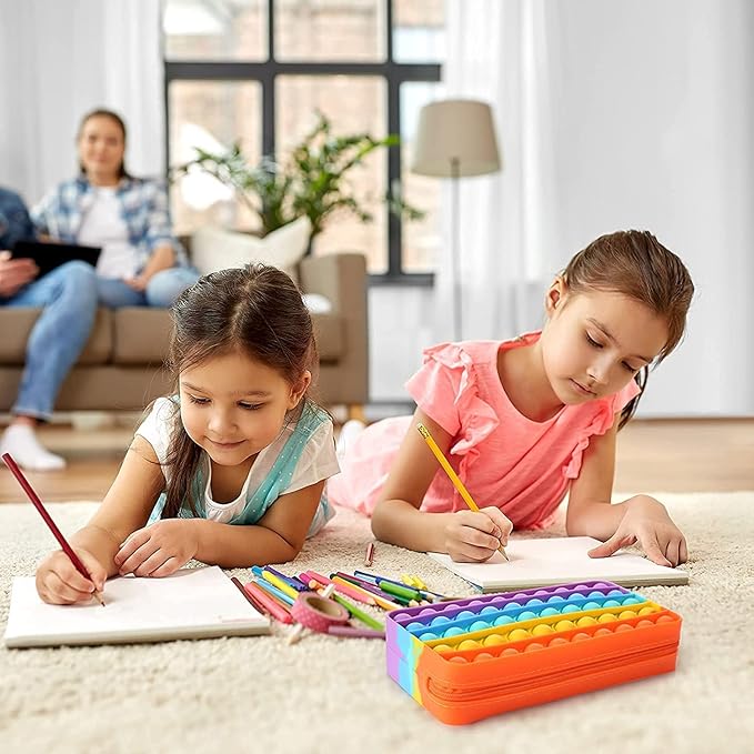 Pop It Bubble Fidget Pencil Cases and Notebooks – Body & Soul - Gifts ...