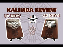 Tree of Life - HLURU 34 Keys Black Walnut Chromatic Kalimba – Body ...